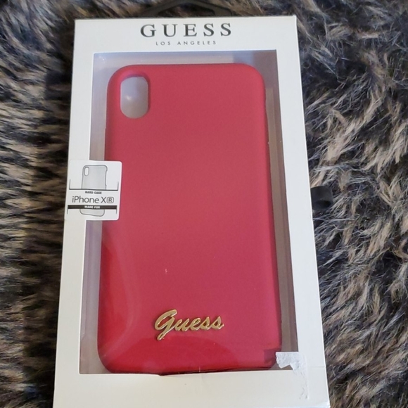 Guess | Accessories | New Pretty Red Guess Phone Case For Iphone X ...